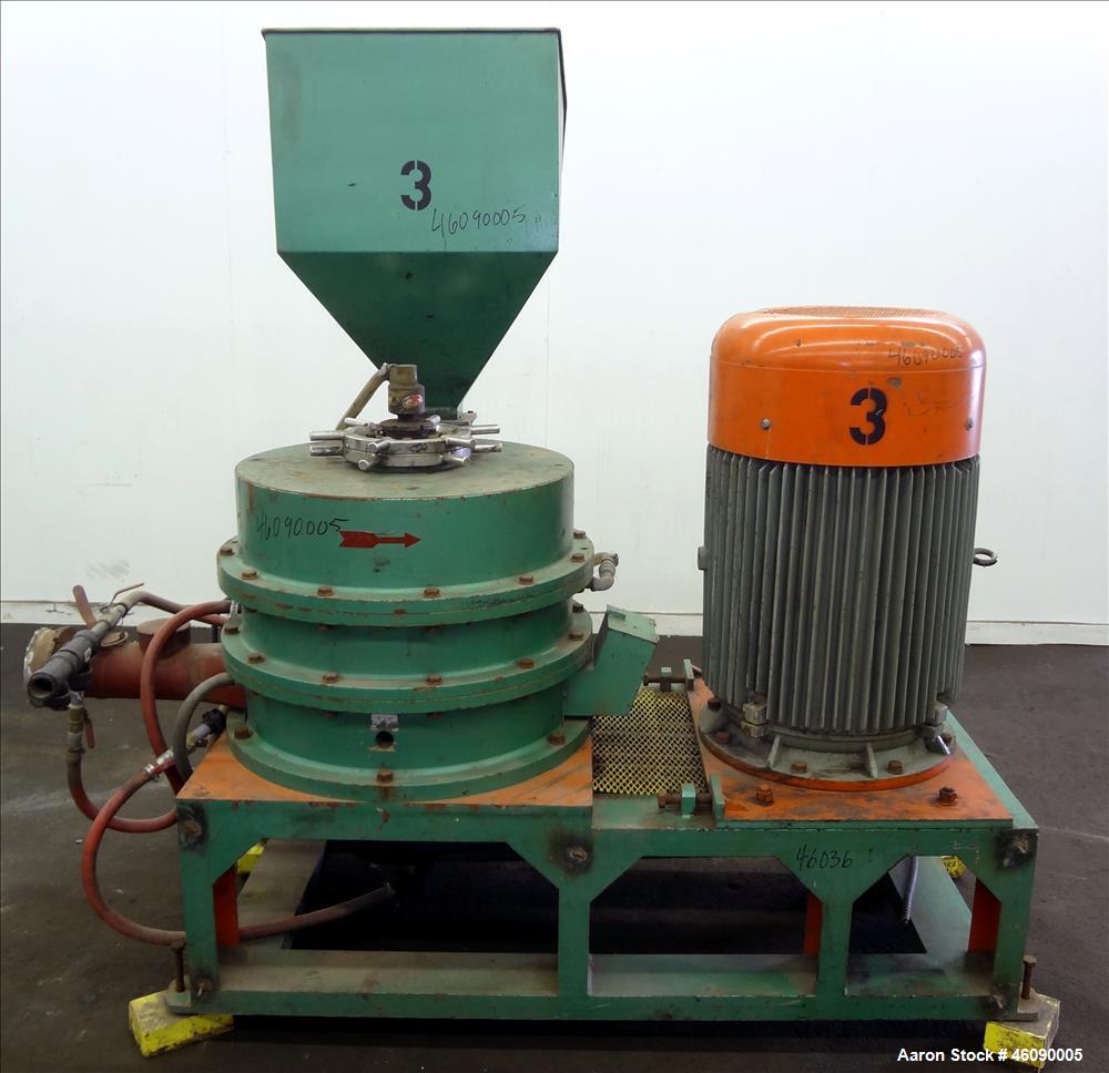 Used Fluid Energy Classifying Mill, Carbon Steel. Approximate 18" dia