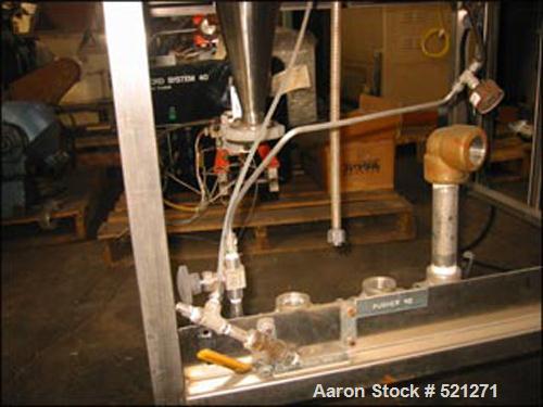USED: 4" Fluid Energy Aljet jet mill. Stainless steel construction wi
