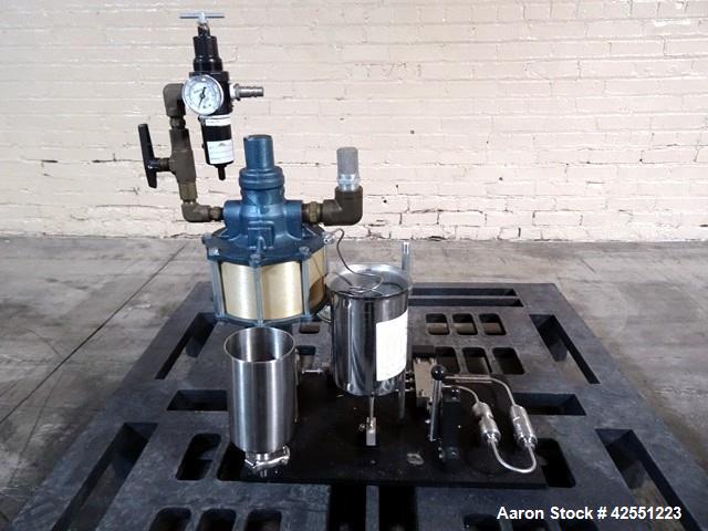 Used Microfluidics Microfluidizer, Model 110F, Stainless Steel. Nomin