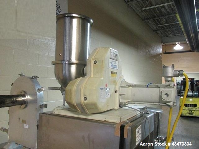 Used Trost Jet Mill, Model T15. Stainless steel product contact surfa