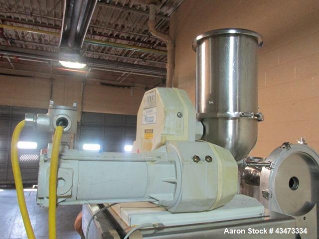 Used Trost Jet Mill, Model T15. Stainless steel product contact surfa