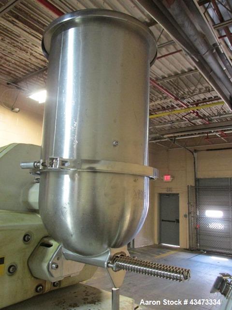 Used Trost Jet Mill, Model T15. Stainless steel product contact surfa
