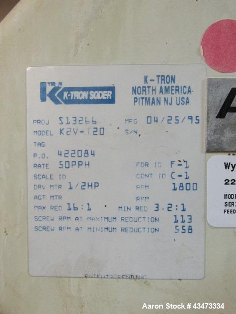 Used Trost Jet Mill, Model T15. Stainless steel product contact surfa