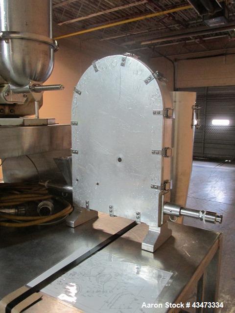 Used Trost Jet Mill, Model T15. Stainless steel product contact surfa
