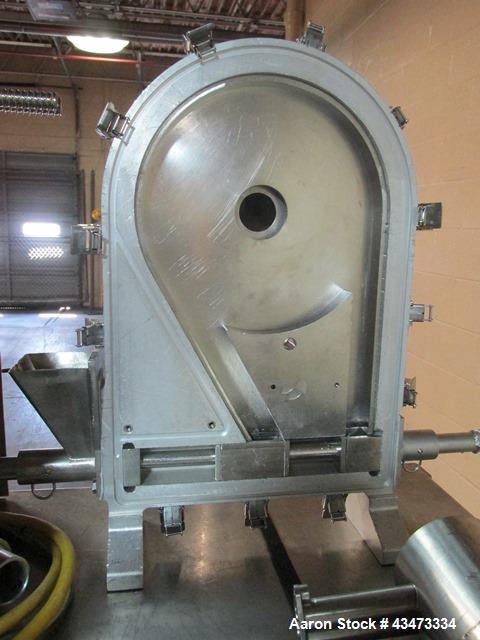 Used Trost Jet Mill, Model T15. Stainless steel product contact surfa