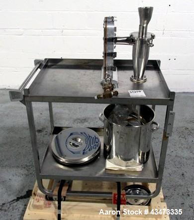 Used Trost Mill, Model TX-1, Stainless Steel. Includes a cyclone coll