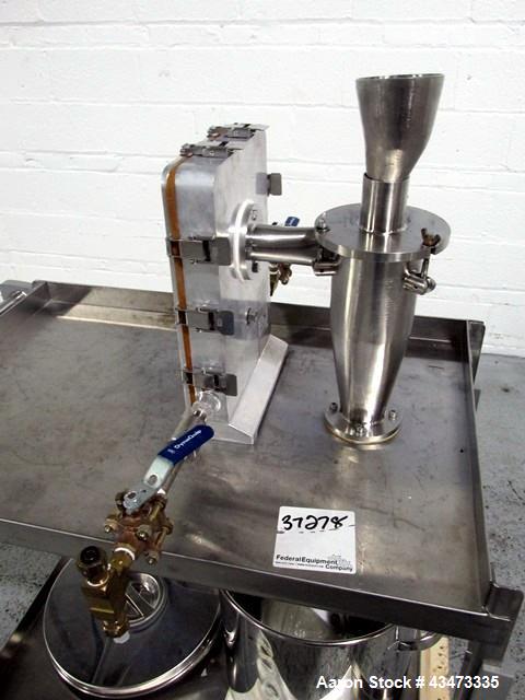 Used Trost Mill, Model TX-1, Stainless Steel. Includes a cyclone coll