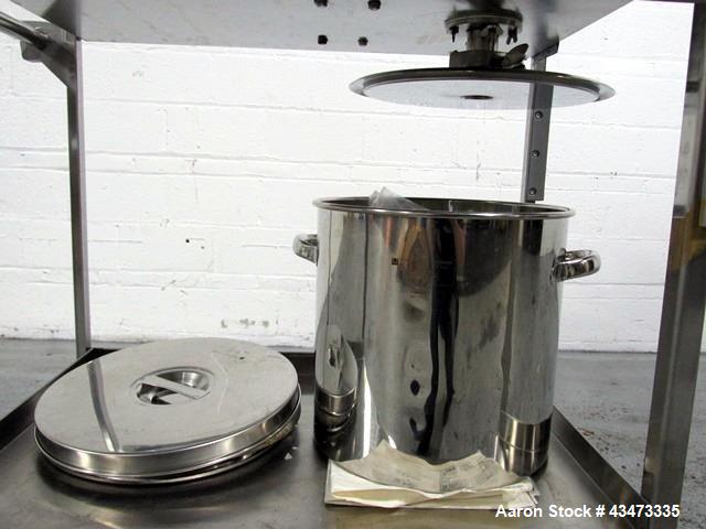 Used Trost Mill, Model TX-1, Stainless Steel. Includes a cyclone coll