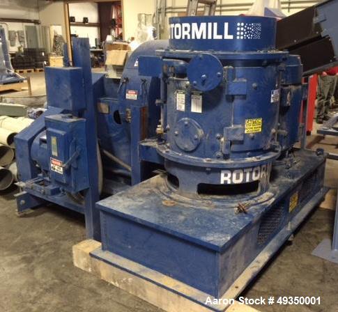 Used Rotormill Pulverizer, Model 3000. 150 hp with 40 hp New York blo