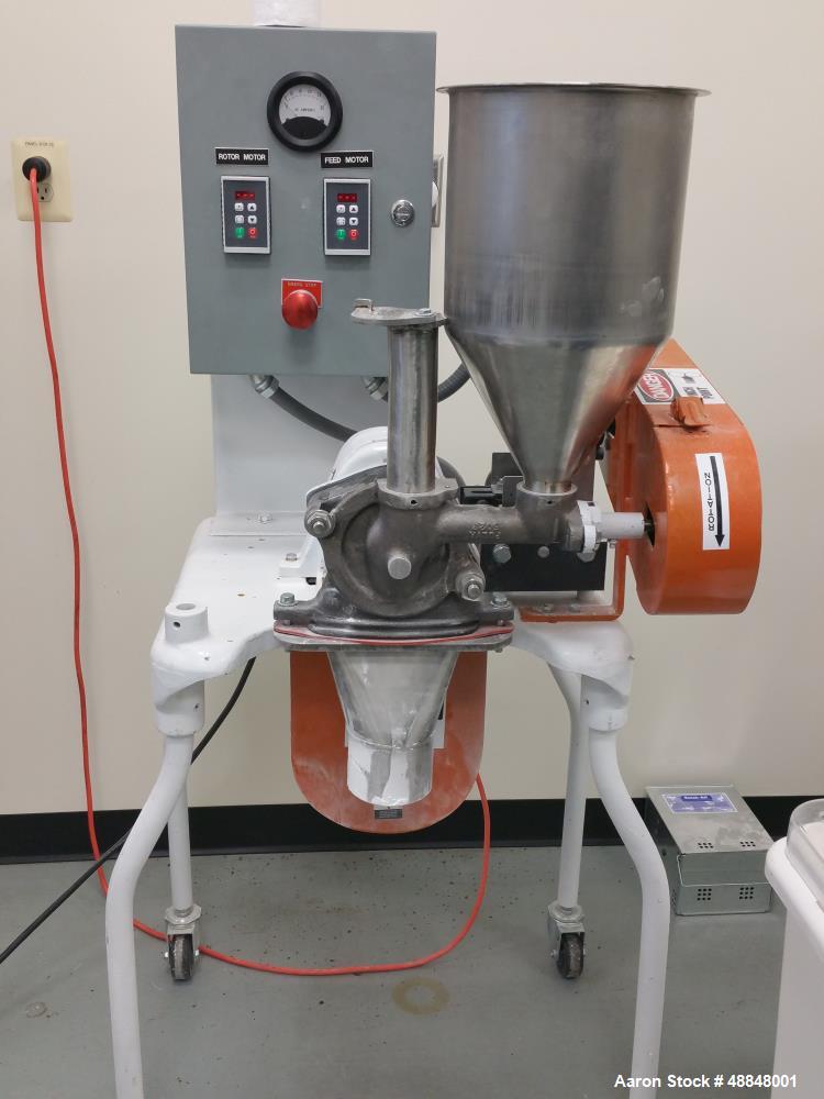 Used The Pulva Corp. Pulvette-Pulva-Sizer. Carbon steel, 1 hp main dr