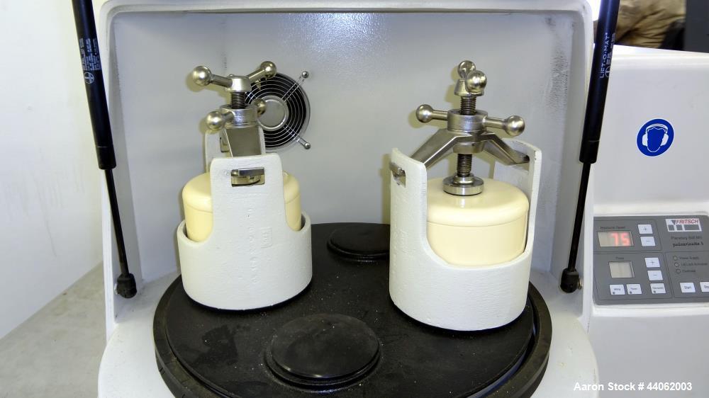 Used Fritsch Planetary Mill, Model Pulverisette 5". Includes (2) bowl