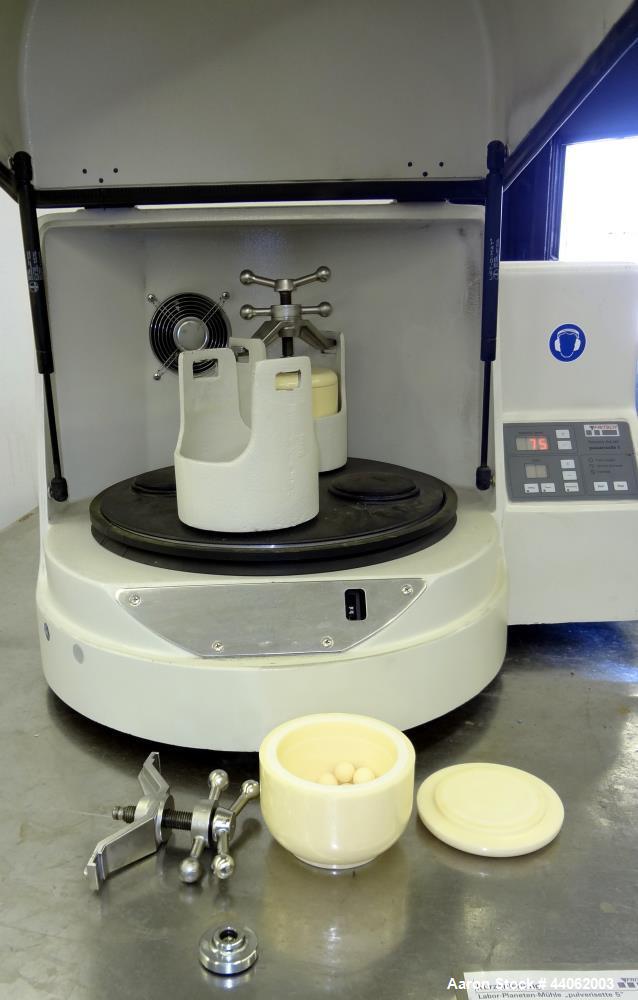 Used Fritsch Planetary Mill, Model Pulverisette 5". Includes (2) bowl