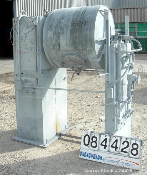 Used Norton Pebble Mill, Carbon Steel/Rubber Lined Jacketed Chamber R