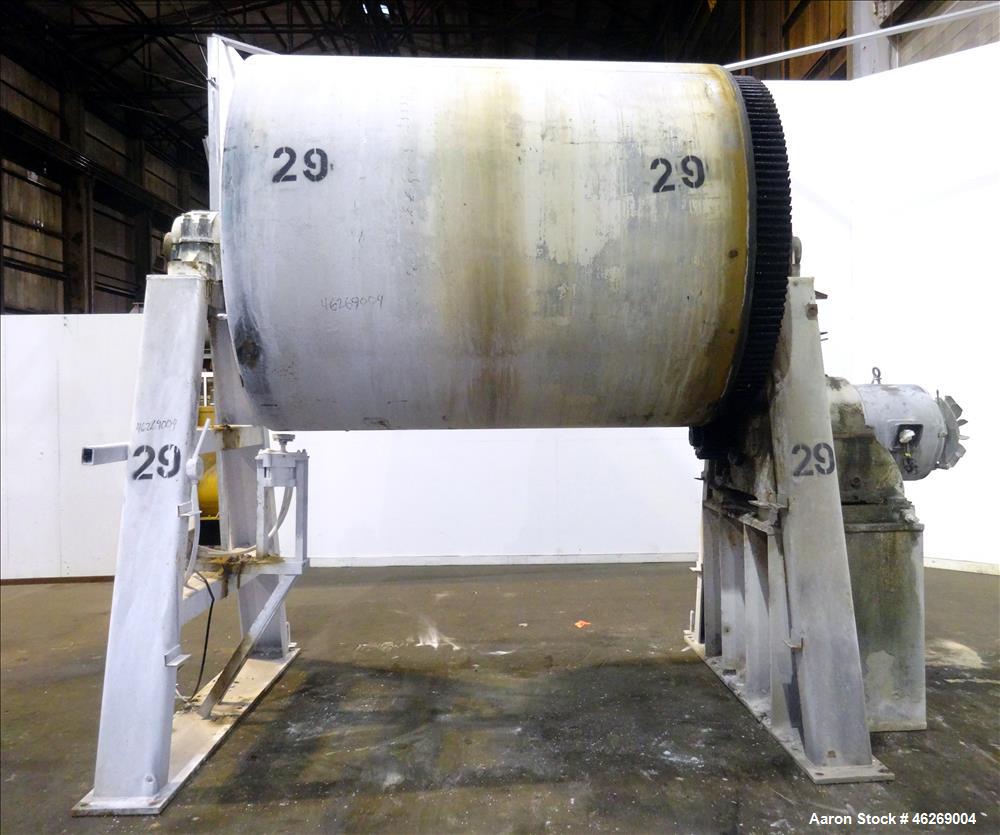 Used Patterson Industries Alumina Brick Lined Mill, Carbon Steel. App