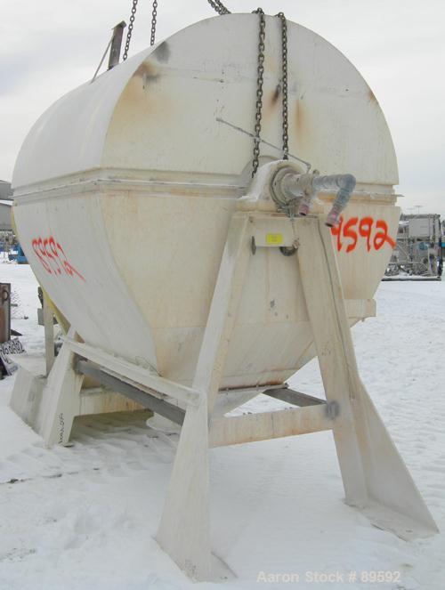 Used Paul O Abbe Pebble Mill, Model 4B, Carbon Steel, Alumina Lined.