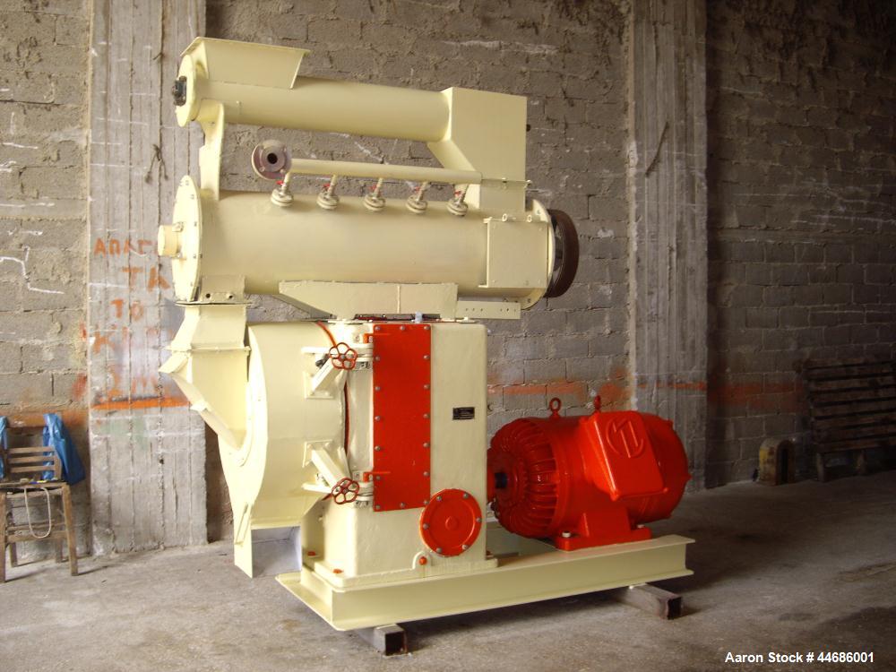 UsedSimon Barron Century Pellet Mill with conditioner and (6) dies.