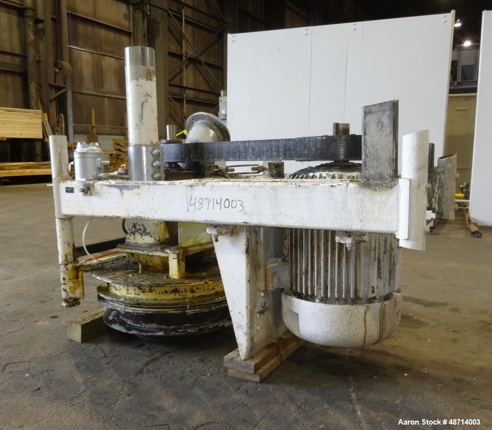 Used Entoleter Centrifugal Impact Mill, Carbon Steel. Approximate 32"