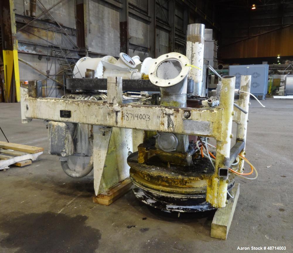 Used Entoleter Centrifugal Impact Mill, Carbon Steel. Approximate 32"