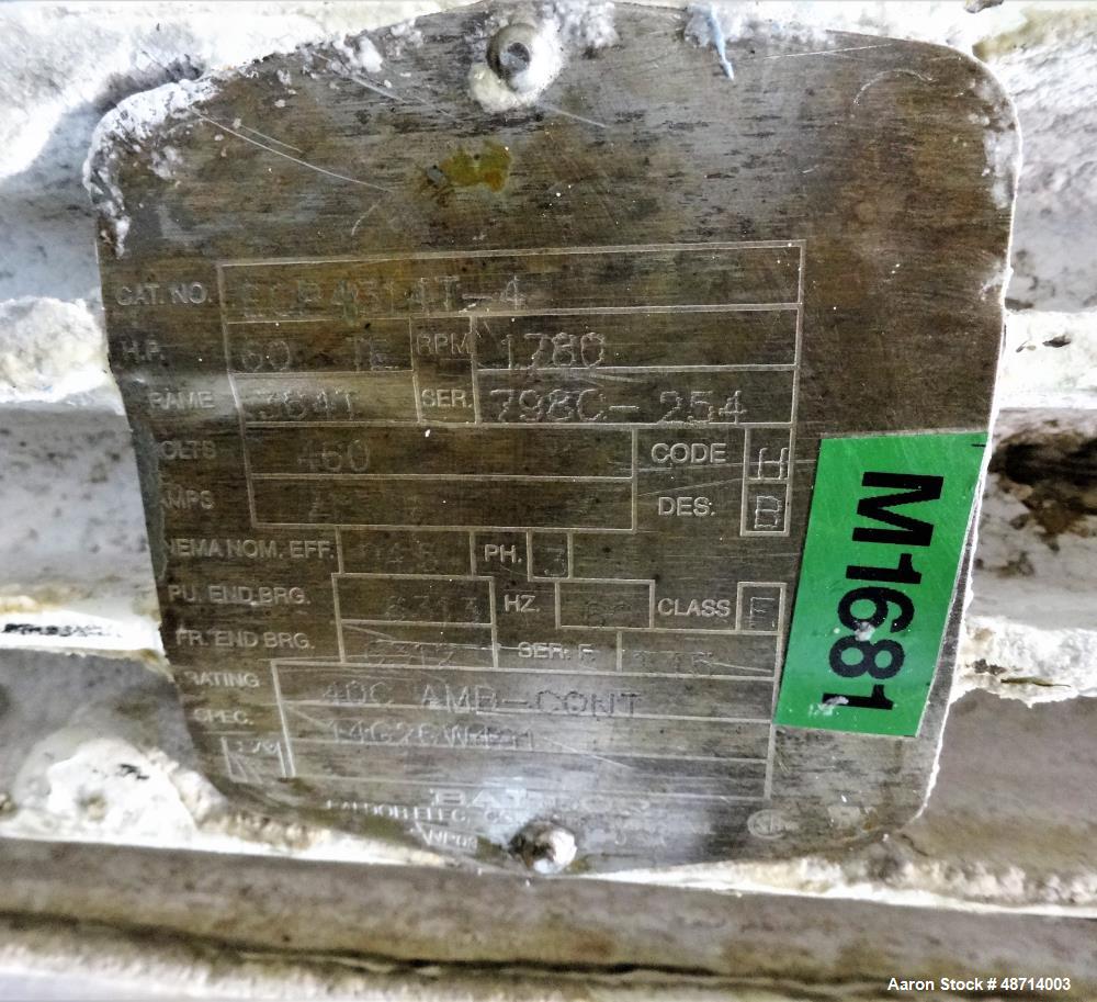 Used Entoleter Centrifugal Impact Mill, Carbon Steel. Approximate 32"