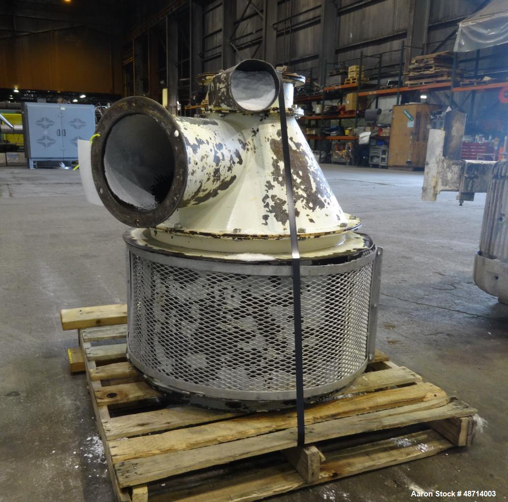 Used Entoleter Centrifugal Impact Mill, Carbon Steel. Approximate 32"