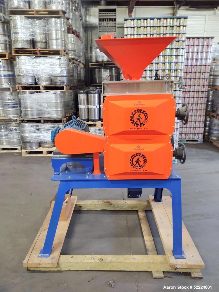 UsedOronko Sasquatch Grist 4 Roller Mill. (4) 9" diameter x 12" wide