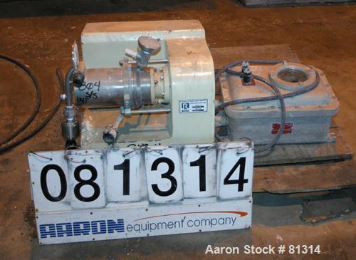 Used Ross Horizontal Media Mill, Model MAX1.4, 304 Stainless Steel. J
