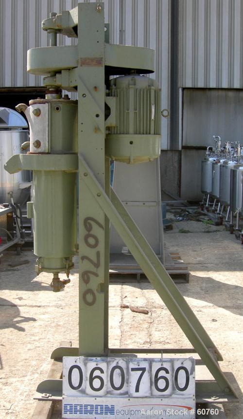 Used Chicago Boiler Sand Mill, Model 16/8 Gallon. Standard converted