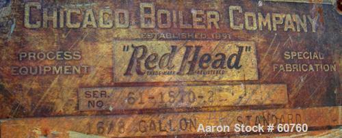 Used Chicago Boiler Sand Mill, Model 16/8 Gallon. Standard converted