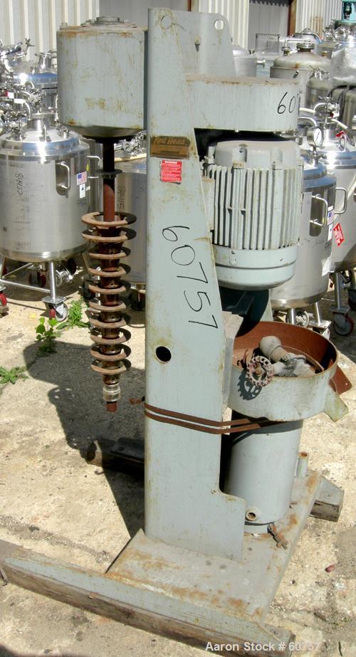 Used Chicago Boiler Sand Mill, Model 8P. Open head jacketed chamber w