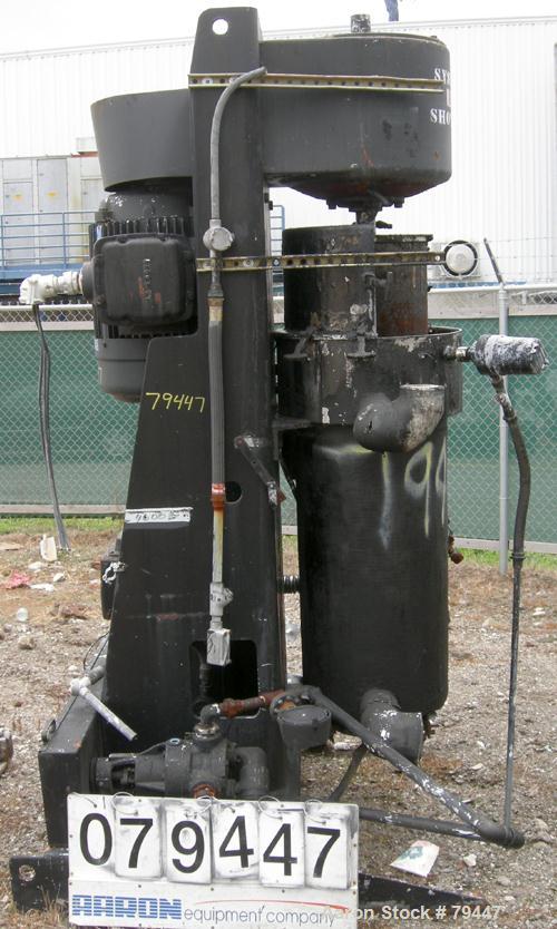 Used Chicago Boiler Vertical Red Head Sand Mill, Stainless Steel. Ope