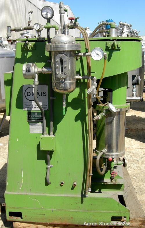 Used Draiswerke GMBH Lab Sand Mill, Type PM5STS. Stainless steel jack