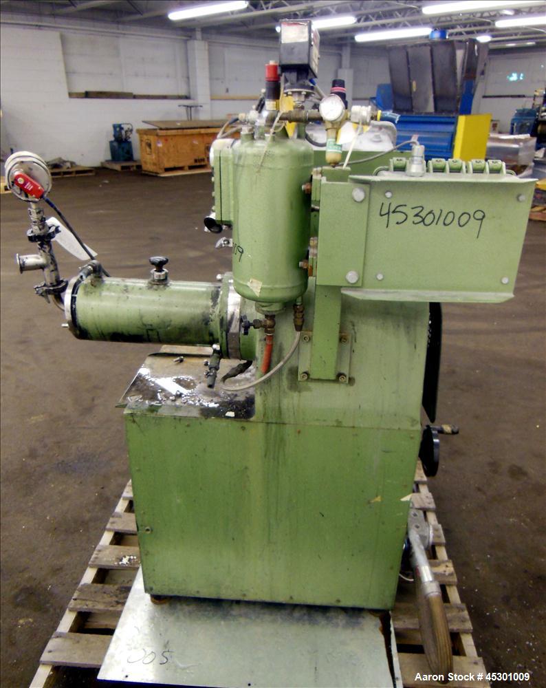 Used Netzsch Horizontal Media Mill, Model LME4-DCMS, Type 574.04, Sta