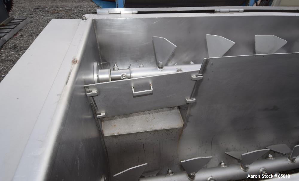 Used Brown International Twin Shaft Paddle Style Continuous Mixer, Mo