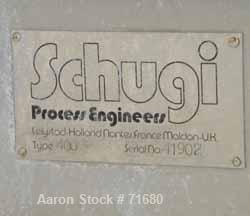 USED: Schugi model 400 Flex-O-Mix, stainless steel and rubber constru