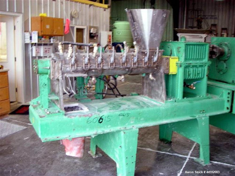 UsedTeledyne Readco Horizontal 6" Twin Screw Continuous Mixer. Constr