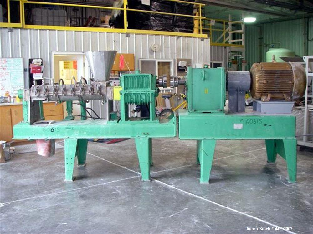 Used-Teledyne Readco Horizontal 6" Twin Screw Con