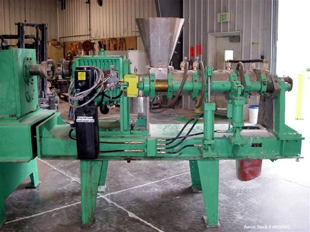 Used-Teledyne Readco Horizontal 6" Twin Screw Con