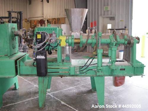 Used- Teledyne Readco Horizontal 6" Twin Screw Co