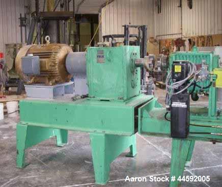 Used Teledyne Readco Horizontal 6" Twin Screw Continuous Mixer. Const