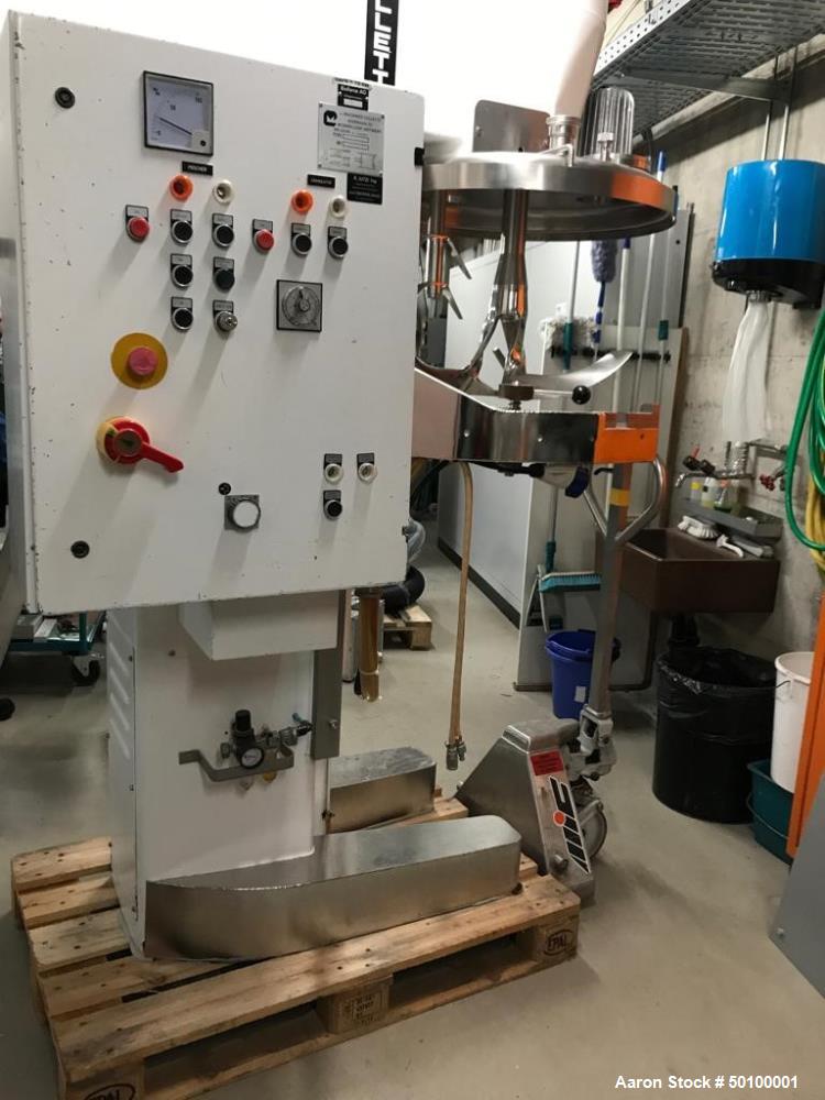 Used Collette Single Shaft Mixer, Type GRAL-150. Material of construc