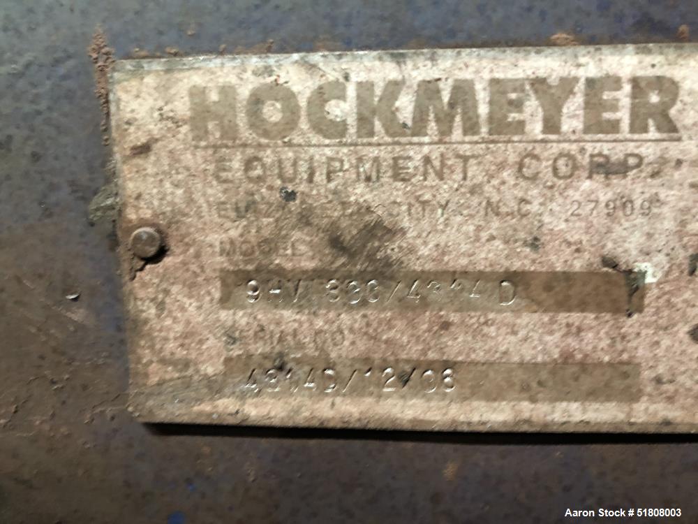 UsedHockmeyer Hoist Mounted Disperser; Model HV-300; 300 HP Motor; al
