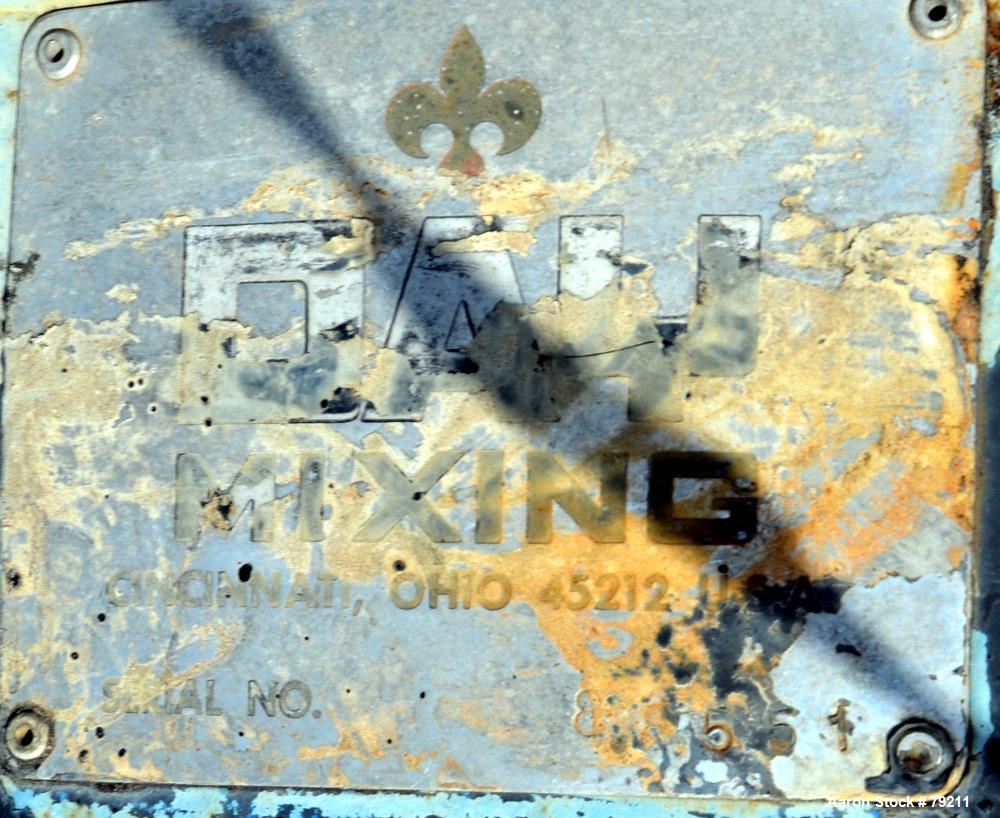 Used Daymax Mixer, 160 Gallon Working Capacity (200 Total), Stainless