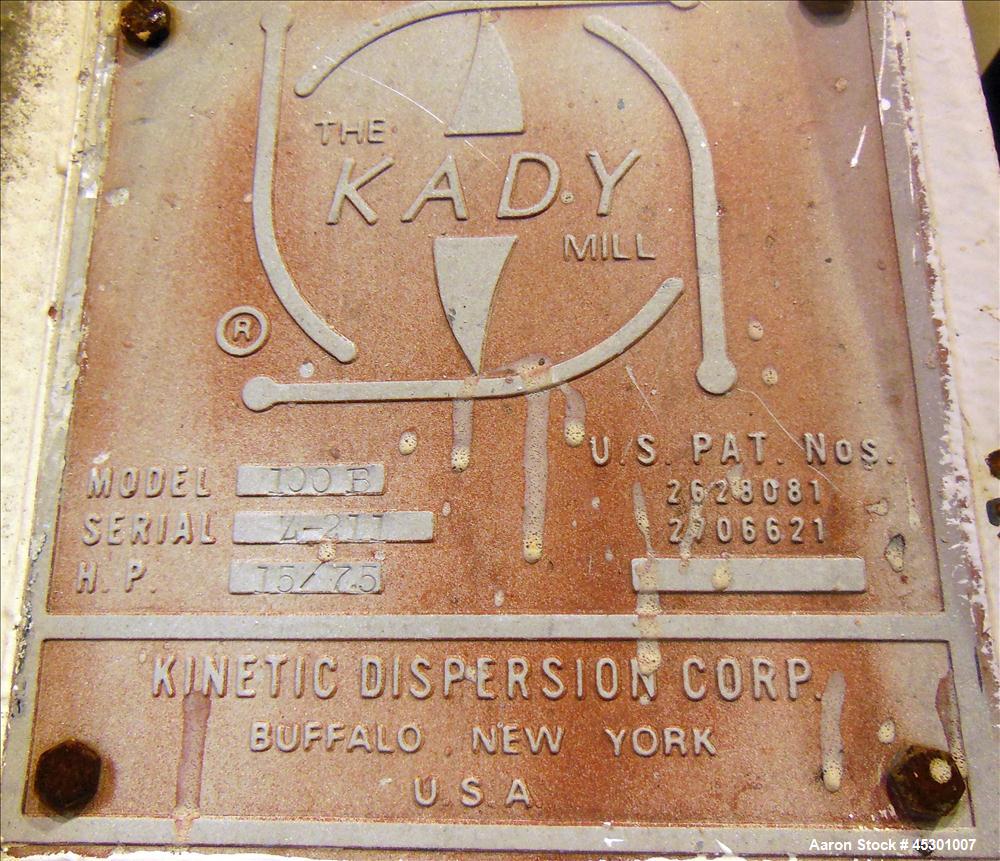 Used Kady Mill, Model 100B, Serial# Z-211. Approximate 2-1/4" diamete