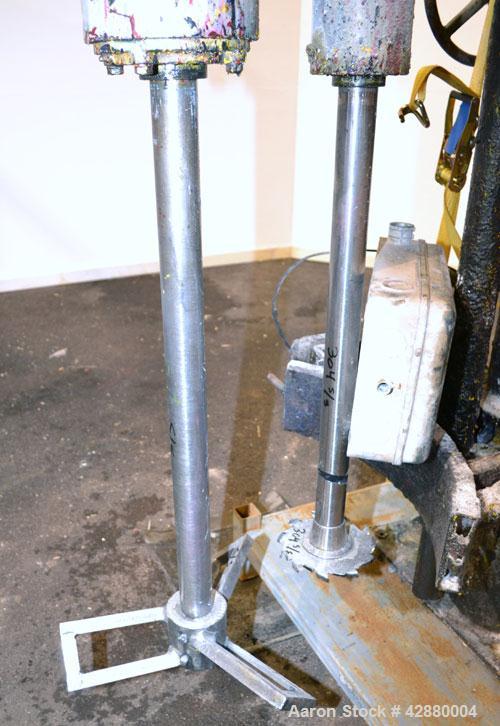 Used Mooney Machine Manufacturing Dual Shaft Disperser. (1) Approxima