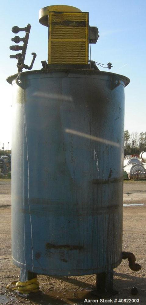 Used Schold Tank Mount Disperser, 4" diameter shaft with dual mixing
