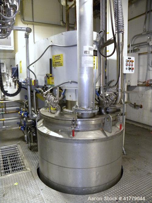 Used Schold Concentric Triple Shaft Triaxial Disperser, 304 Stainless