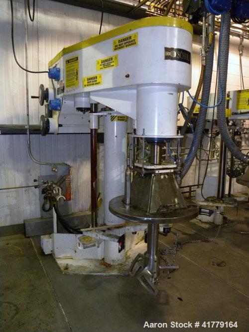 Used Schold Co-Axial Disperser, 304 Stainless Steel. (1) High speed s