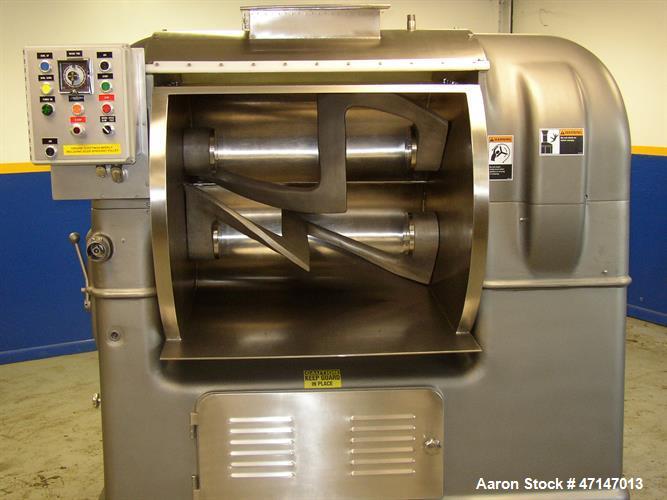 Used JH Day 100 Gallon Stainless Steel Double Sigma Mixer, Model 6. 7