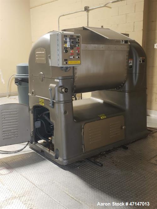 Used JH Day 100 Gallon Stainless Steel Double Sigma Mixer, Model 6. 7