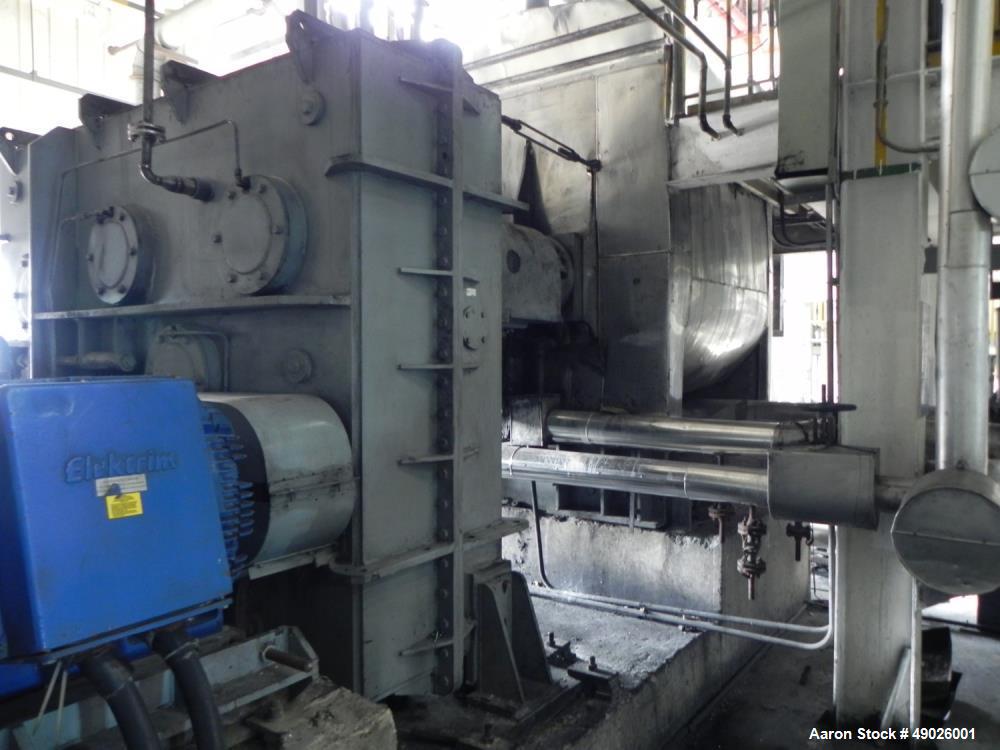 Used Reynolds Double Arm Mixer Extruder, Vacuum Rated. 2000 Liter (Ap